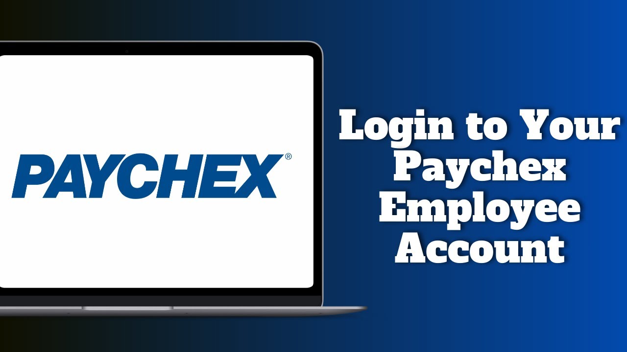How To Login to Your Paychex Employee Account - YouTube