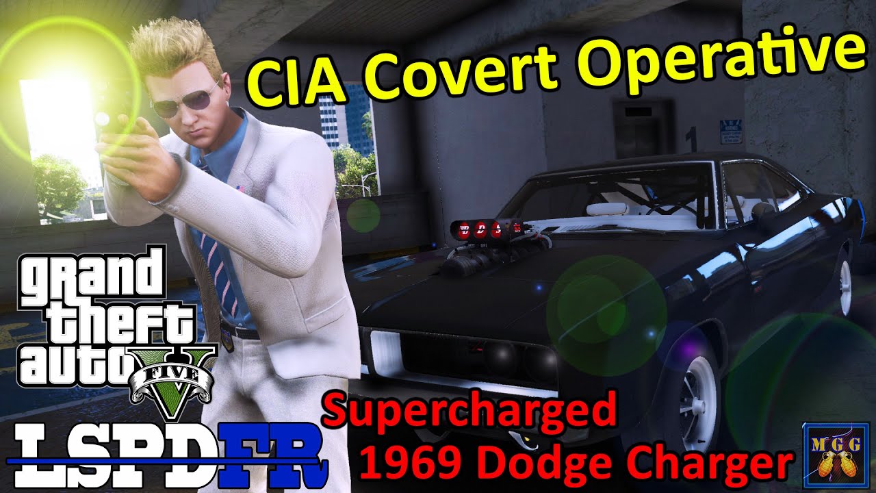 CIA Covert Operative Patrol In A Supercharged 1969 Dodge Charger | GTA ...