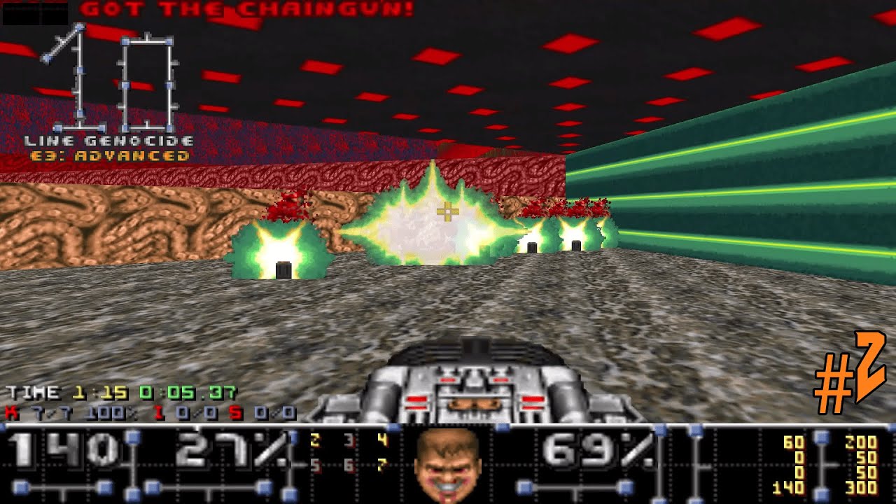 Doom with 10 Line Genocide 3.Map 02 - YouTube