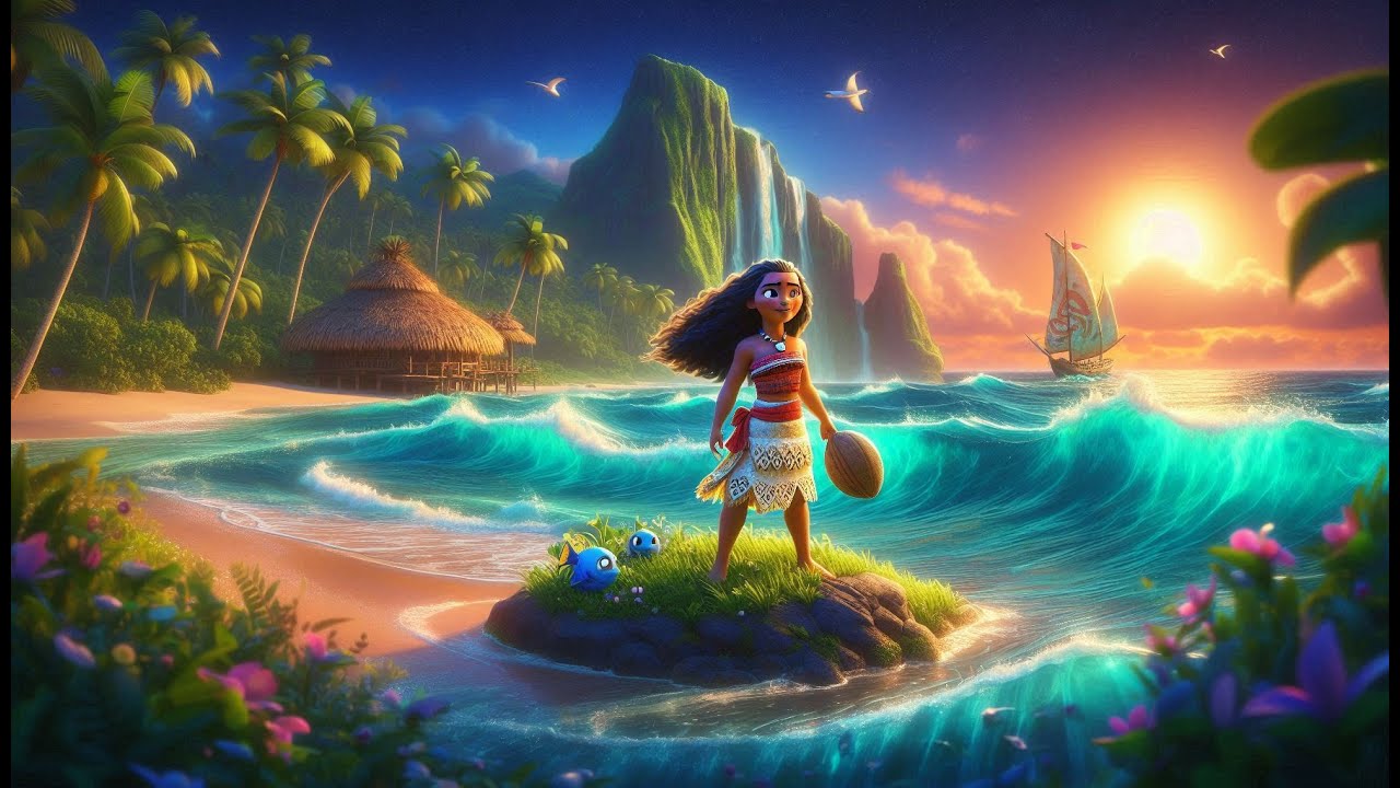 🌊 Moana's Ocean Adventure | Bedtime Story for Kids - YouTube