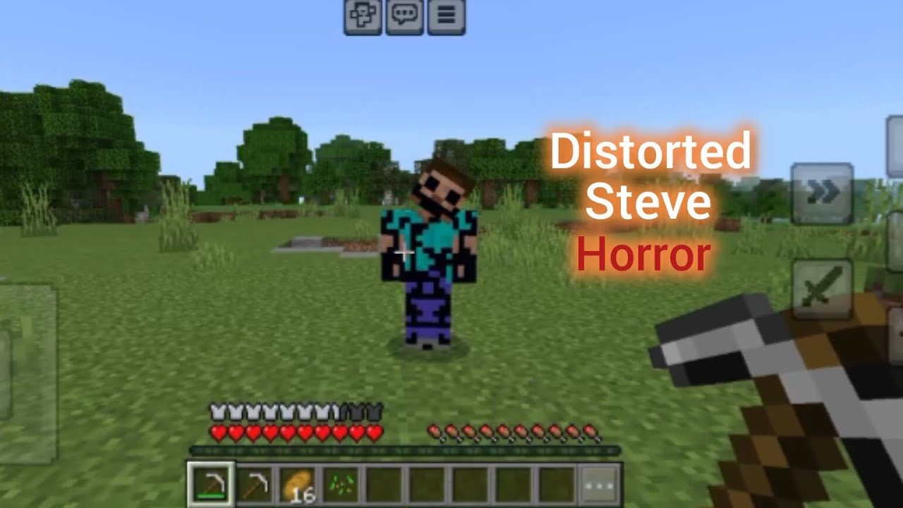 Distorted Steve in My SMP #minecraft #herobrine - YouTube