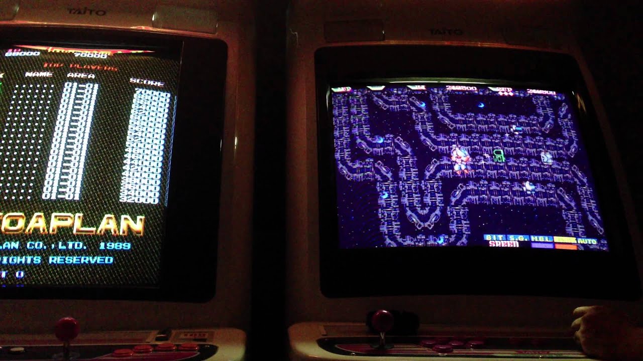 Side Arms: Hyper Dyne Arcade PCB gameplay - YouTube