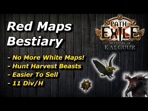 [PoE 3.25] Red Maps Bestiary Strategy For Crazy Profit! Results of 100 ...