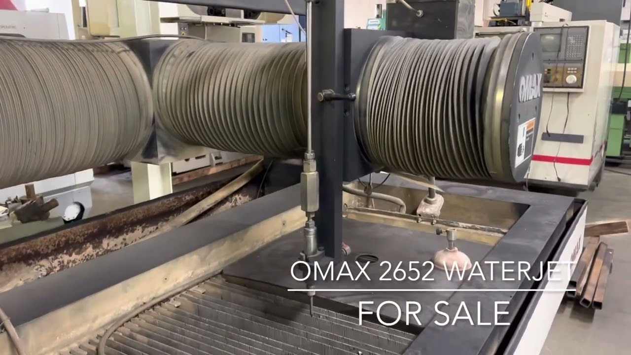OMAX 2652, WATERJET - YouTube