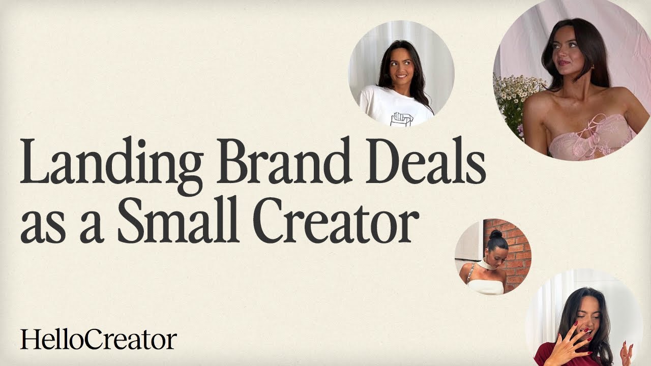 Landing Brand Deals as a Small Creator: HelloCreator x Anna Maguire - YouTube