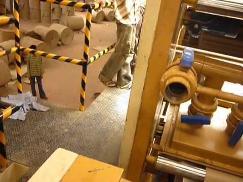 Natraj Industries 5 Ply Automatic Paper Corrugated Board Plant - YouTube