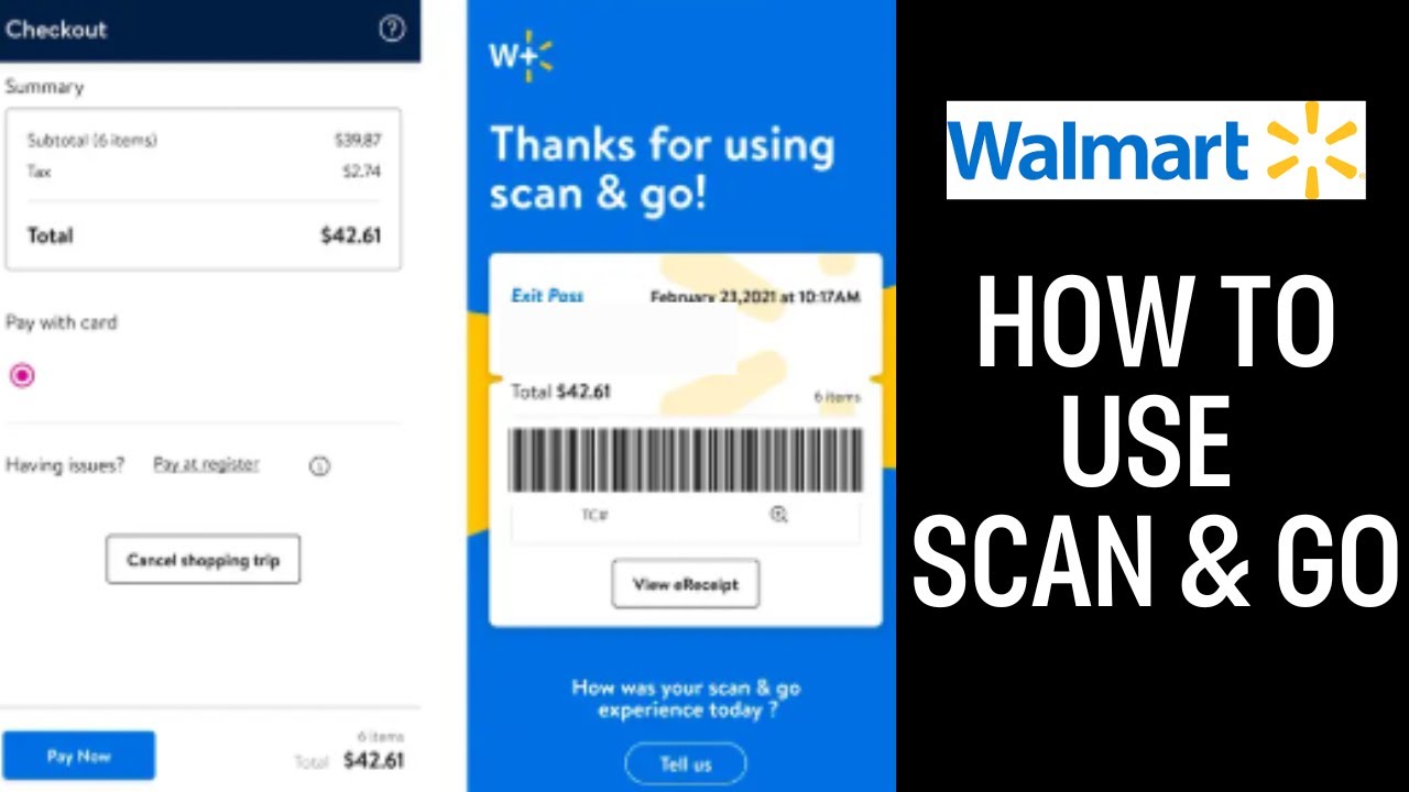 How To Use Walmart Plus Scan And Go - YouTube
