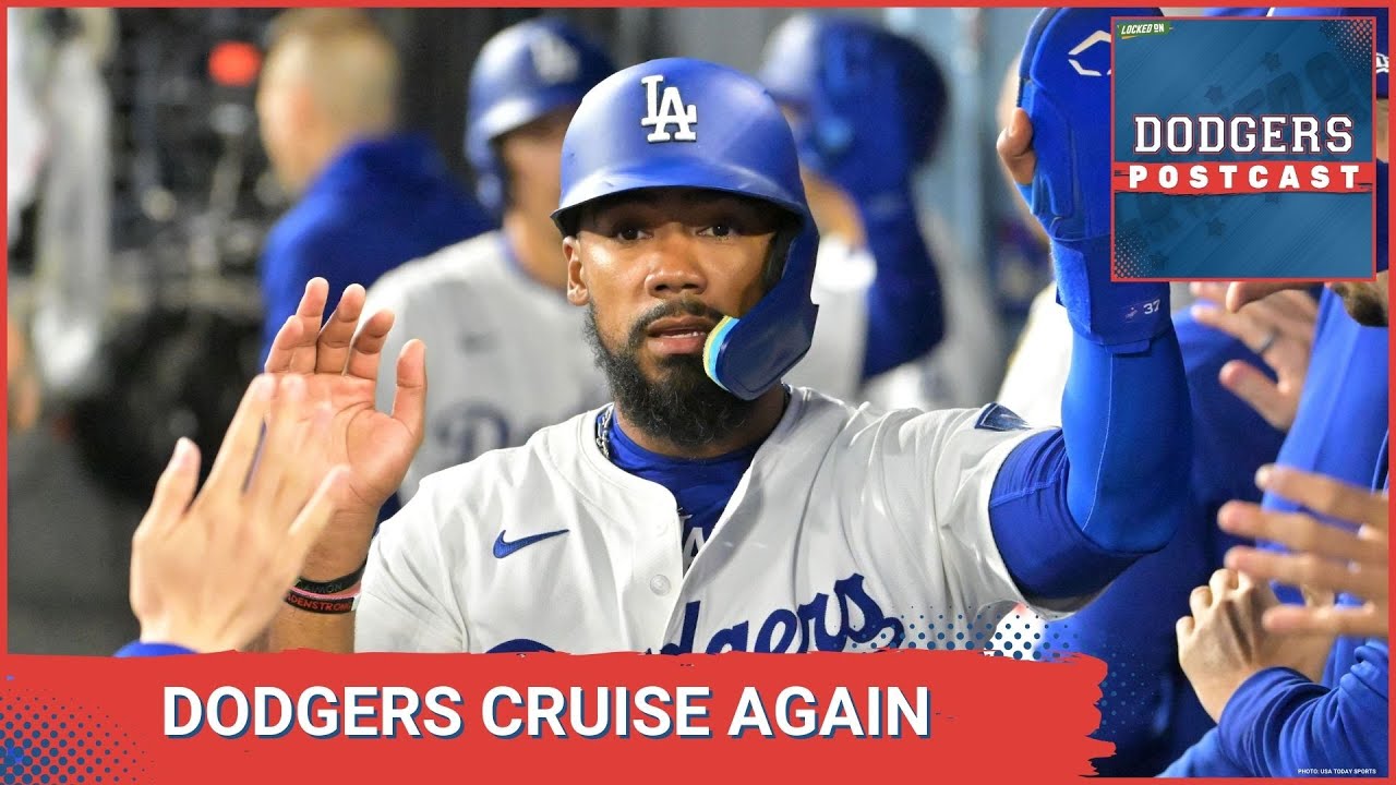 DODGERS POSTCAST: Dodgers ROLL again 6-1 over WINLESS Braves - YouTube