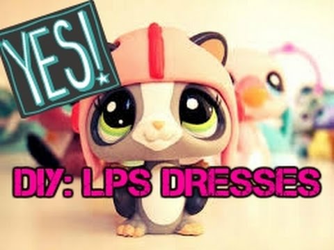 How to make Lps dresses - YouTube