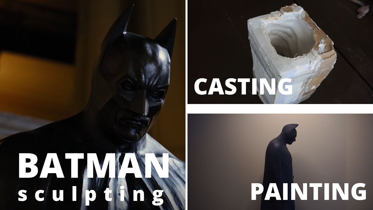 Sculpting BATMAN / The Dark Knight Rises - Monster clay - YouTube