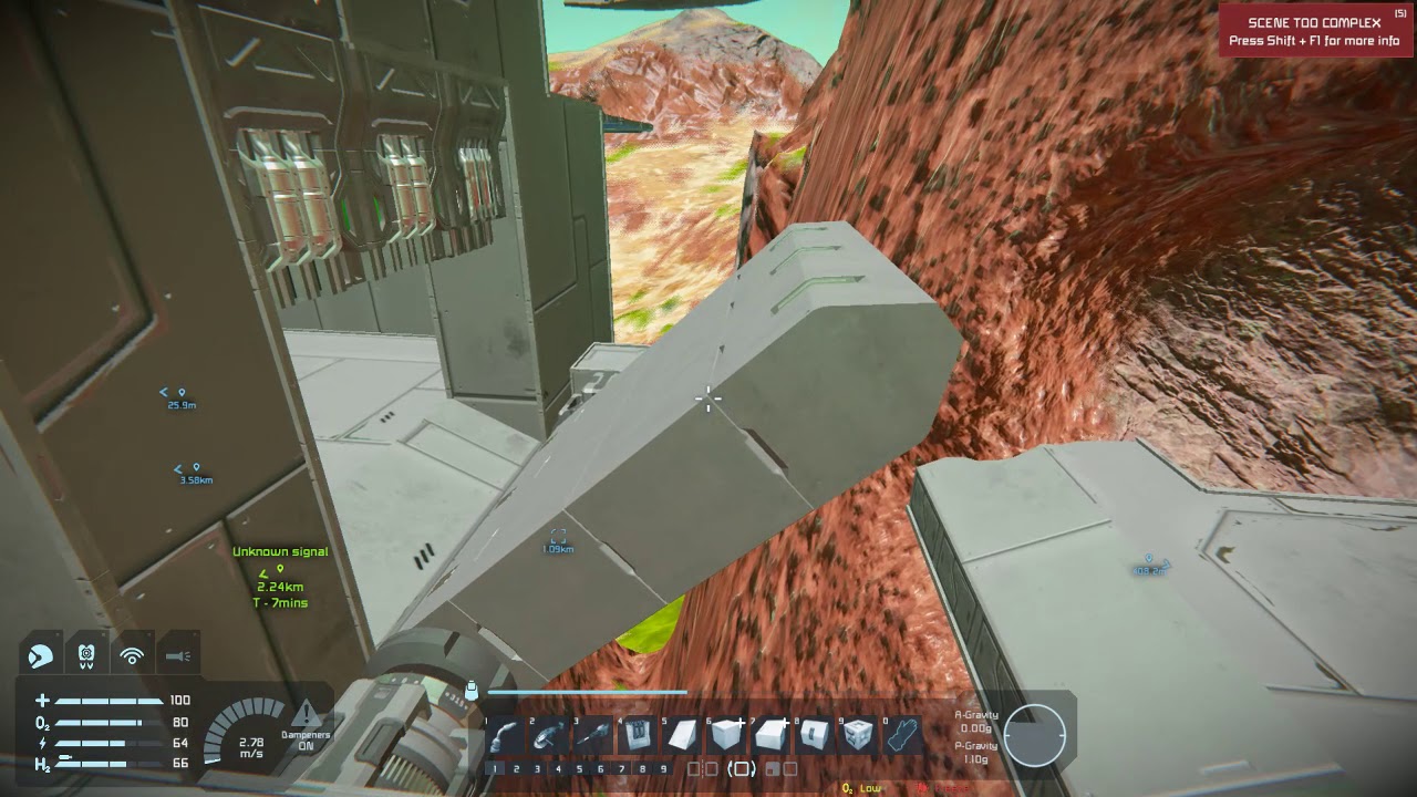 Space Engineers Alien Planet Rotor Bridge - YouTube