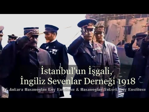 #Eskiİstanbul 'un İşgali, İngiliz Muhipleri Cemiyeti, Türkçesi İle İngilizleri Sevenler Derneği 1918