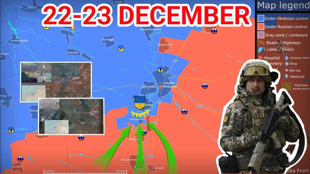 Russians captured Storozheve | Ukrainian counterattack in Kamyanske [22 ...