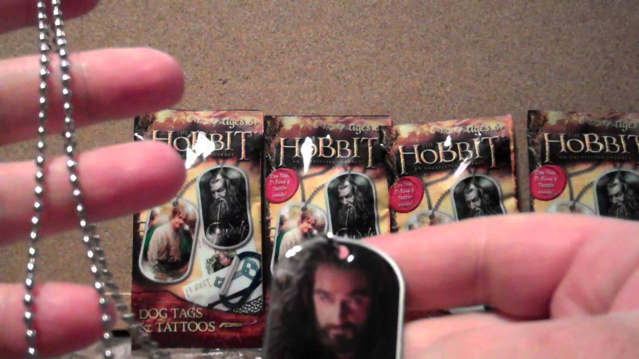 The Hobbit dog tags - YouTube