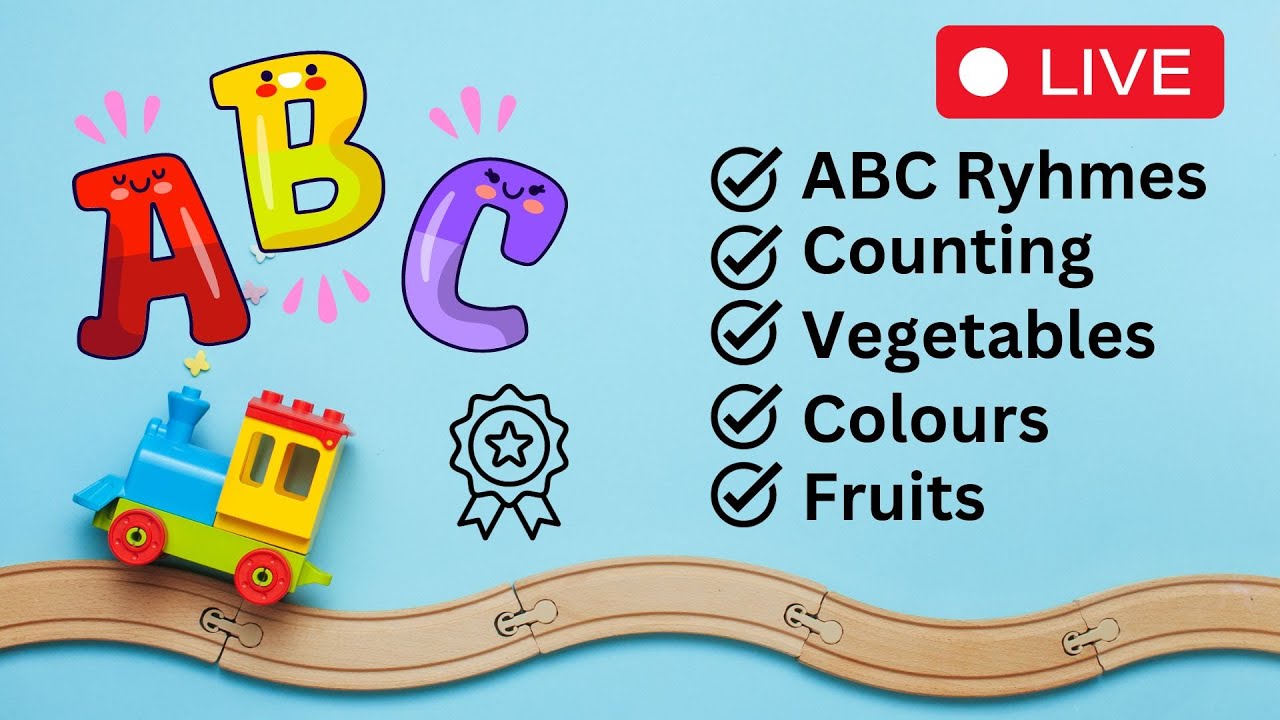 Preschool Complete Course| Learn ABCs, Colors, 123s, Phonics, Counting, Numbers, Animals, Birds ...