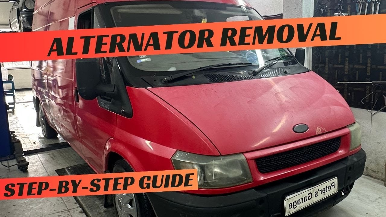 Ford Transit 2.4DI Alternator removal replacement - YouTube