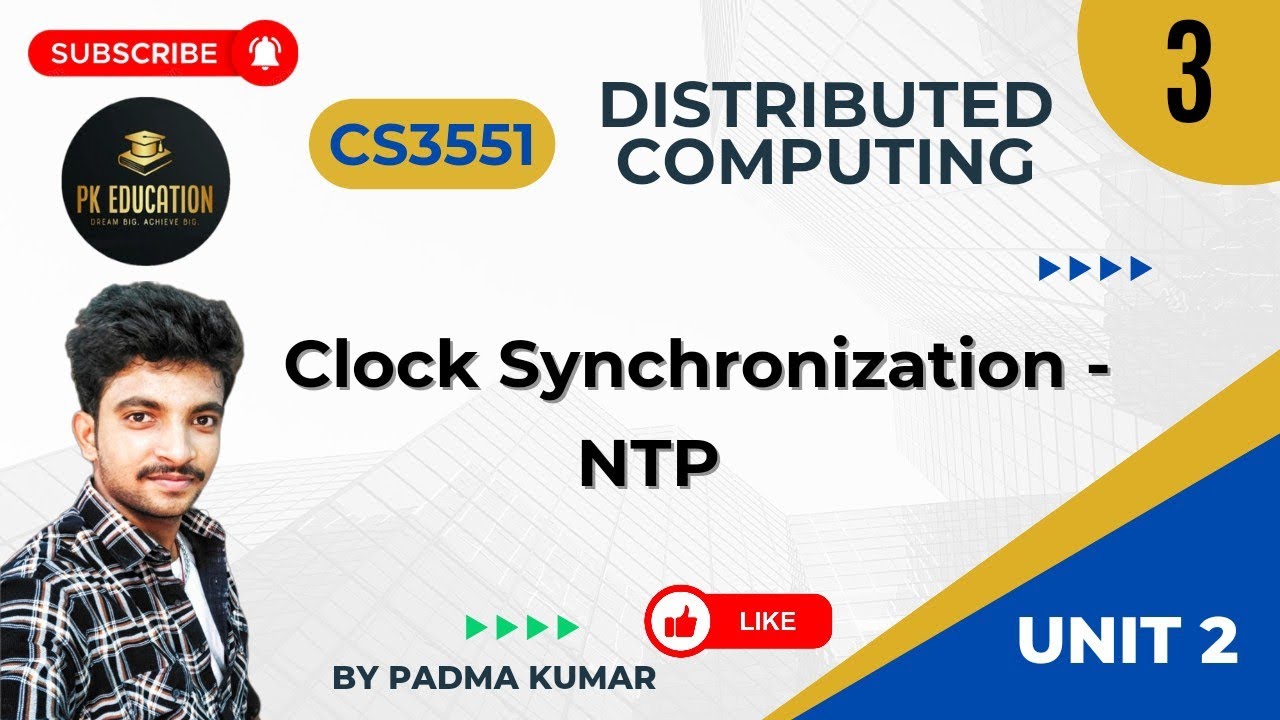 2.3 Clock Synchronization - NTP | Distributed Computing | CS3551 | Anna ...