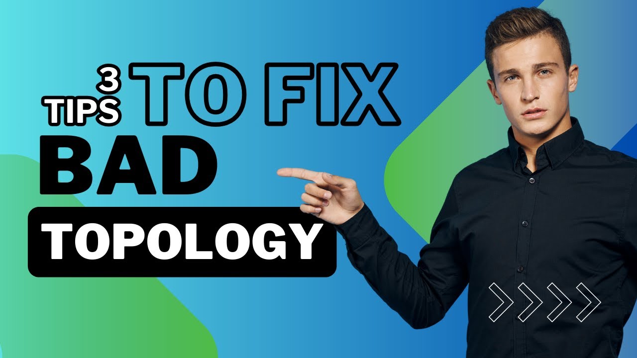 how to create clean topology in minutes in 3 simple steps - YouTube