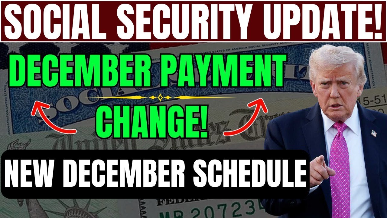 📅 Social Security December Payment Dates Updated — Check the New ...