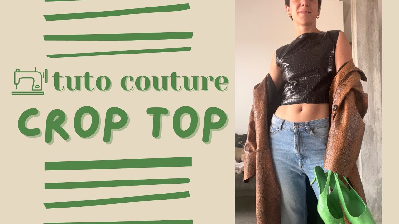 TUTO COUTURE FACILE : coudre un haut sans patron et rapidement - YouTube