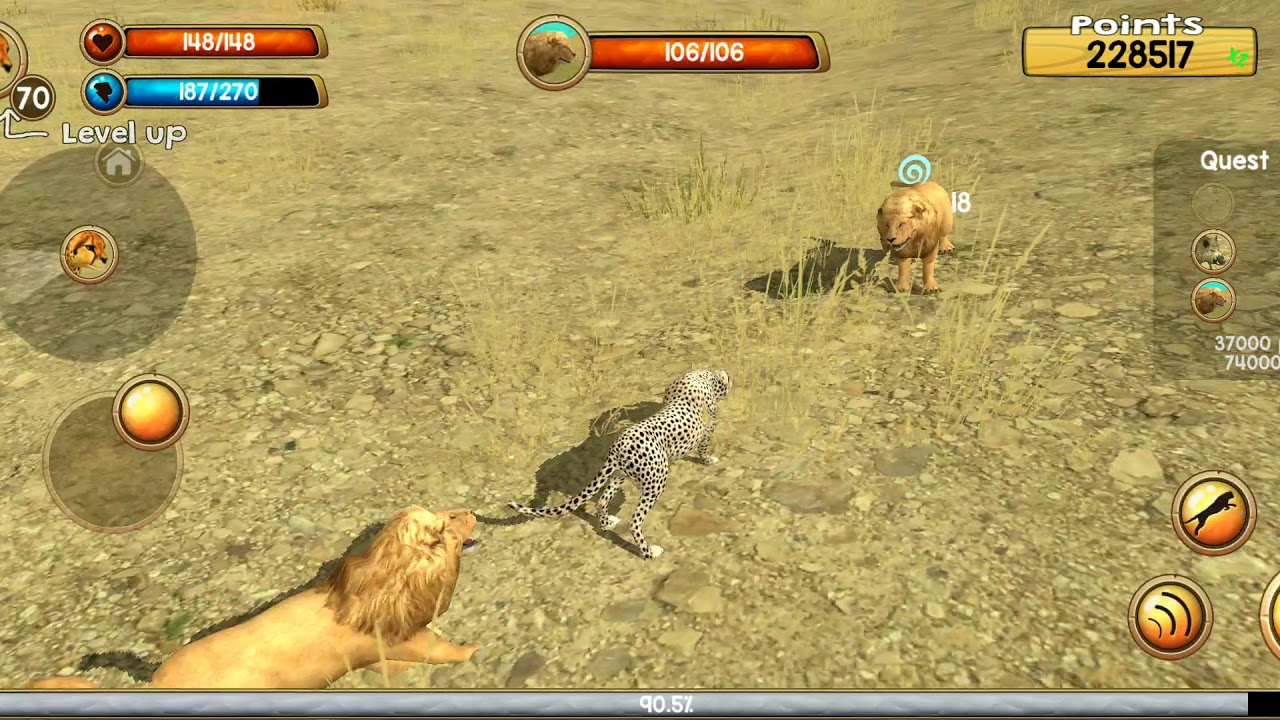 Wild Cheetah Sim GamePlay #70 - YouTube