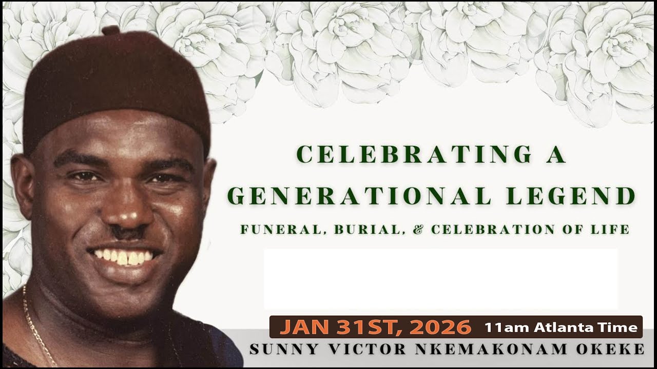 FUNERAL IN HONOR OF LATE SUNNY VICTOR NKEMAKONAM OKEKE - YouTube