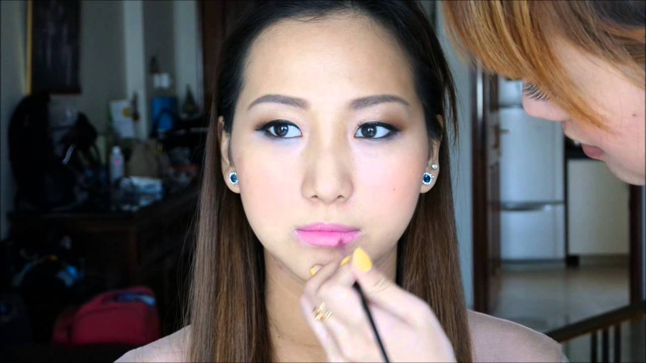 BEFORE/AFTER Korean Party Makeup - YouTube