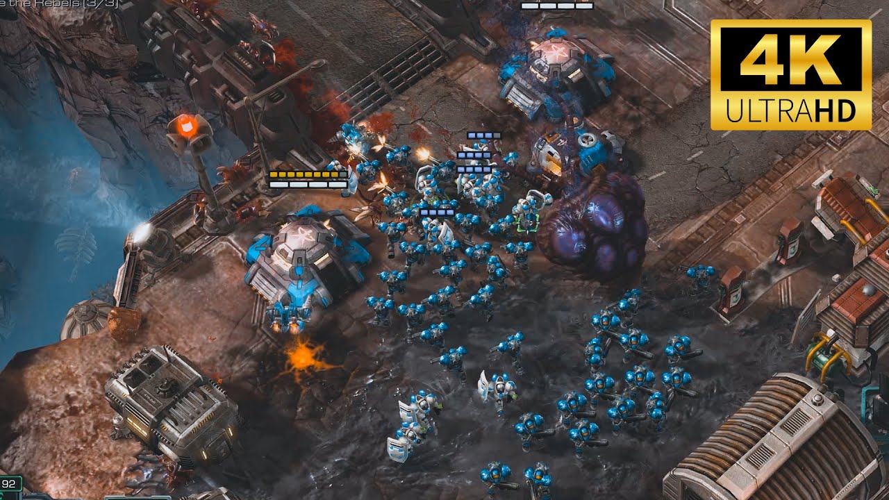 Zero Hour | Wings of Liberty | Starcraft 2 | 4K Gameplay - YouTube
