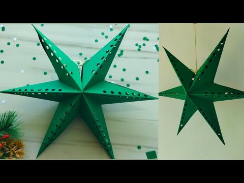 Easy Christmas Star making | DIY | Origami paper craft | Christmas ...
