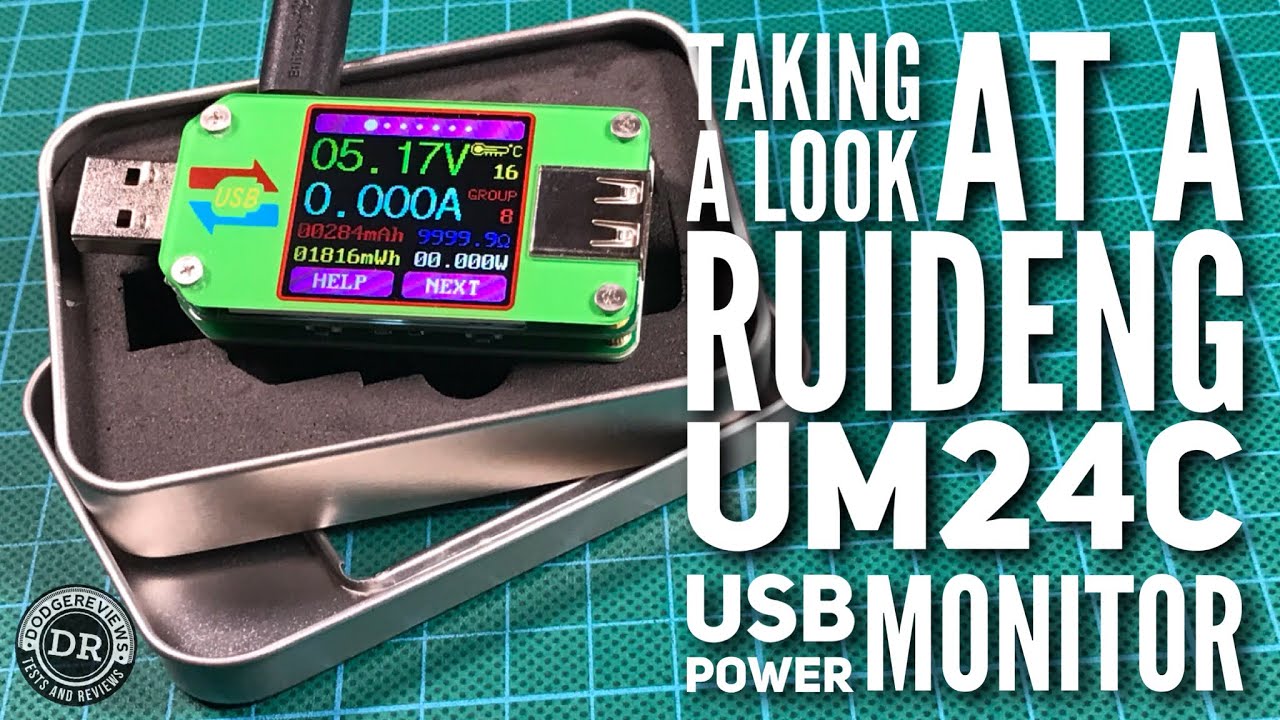 RuiDeng UM24C USB Power Monitor - First look - YouTube