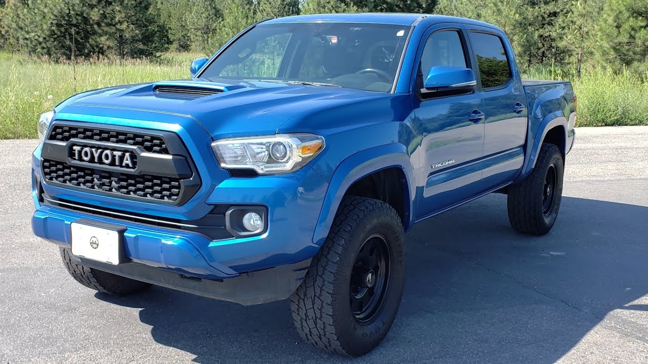Beautiful Blazing Blue 2017 Toyota Tacoma TRD Sport Dbl Cab SB 6-Speed ...