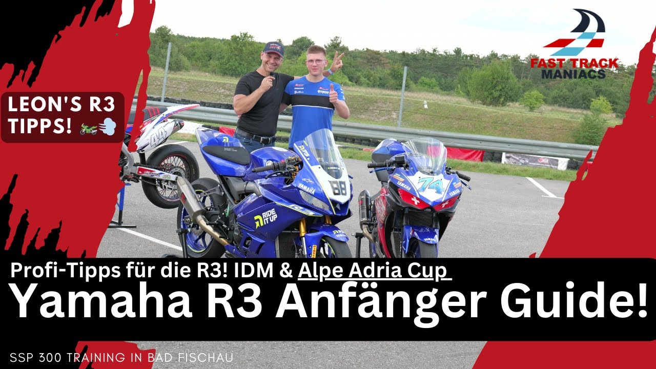 Leon Lambing erklärt die Yamaha R3: Tipps für Anfänger auf der Renn ...