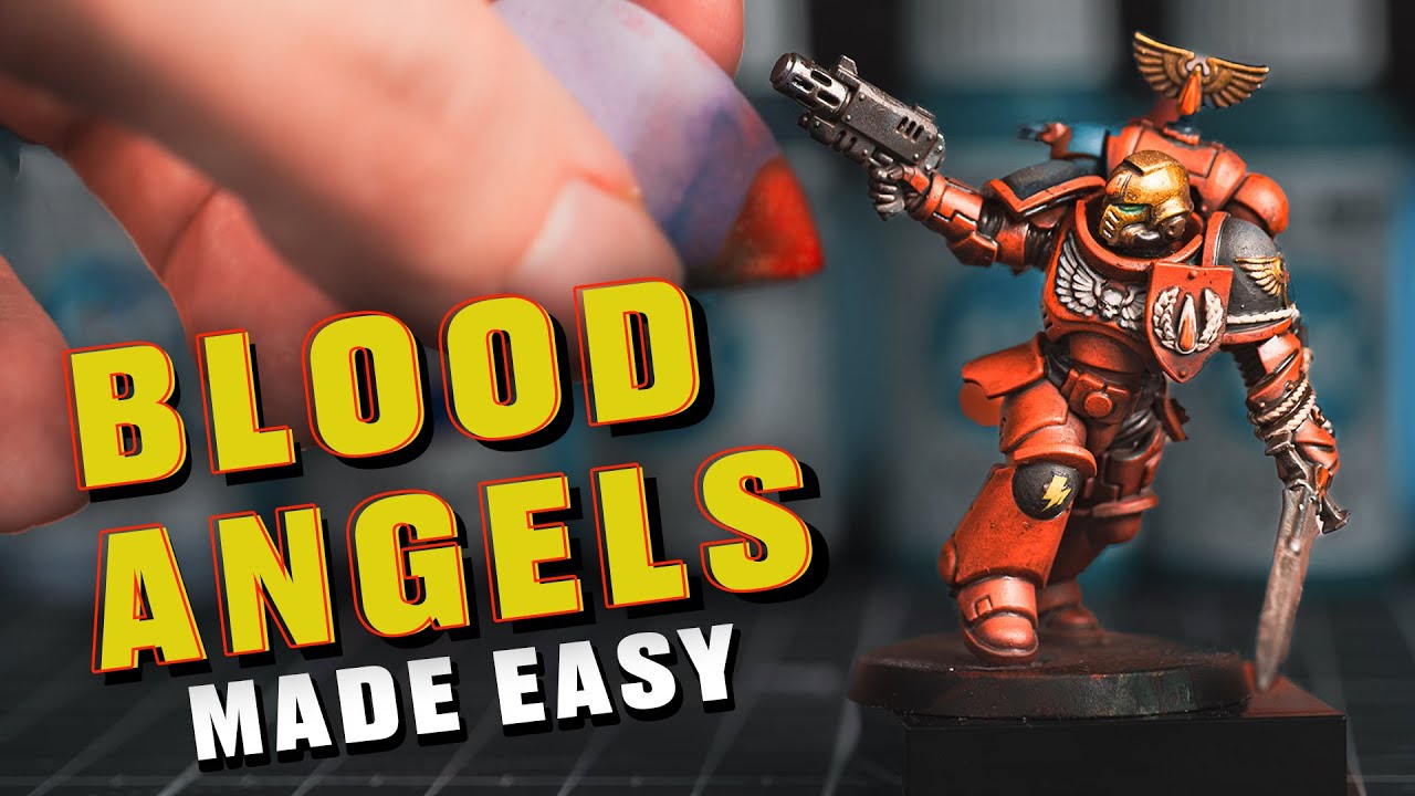 Warhammer 40k Space Marines | Painting Blood Angels Just Got EASY ...