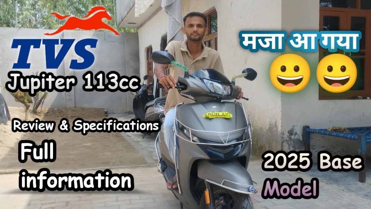 Tvs Jupiter 110 cc New 2025 model || full information # Review ...