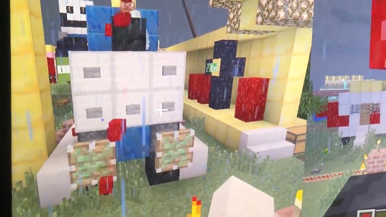 Minecraft Thomas and Friends Shed 17 Thomas explodes. *FUNNY* - YouTube
