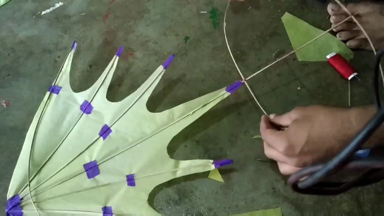 Fancy Kite Making | কিভাবে এই ঘুড়ি বানাবেন | making kite - YouTube