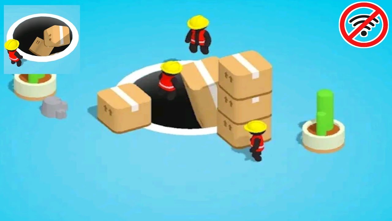 🕳️ HOLE PUZZLE 📦 GAME ANDROID [GAMEPLAY WALKTROUGH] #1 - YouTube