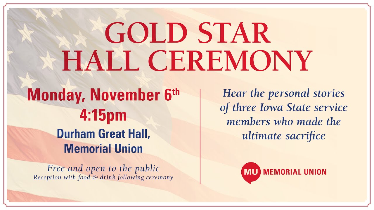 2023 Gold Star Hall Ceremony - YouTube