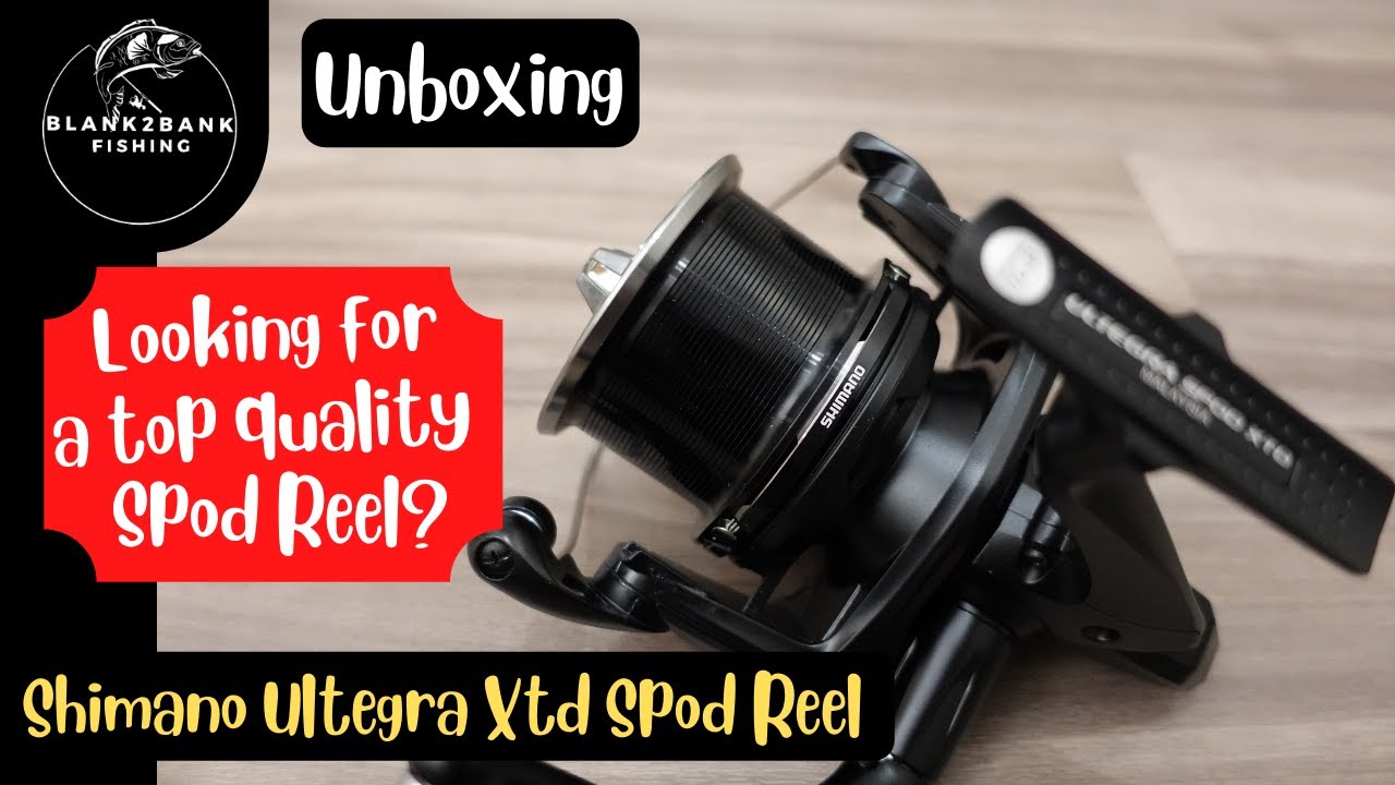 Shimano Ultegra XTD Spod Reel **Unboxing** Close ups and first ...