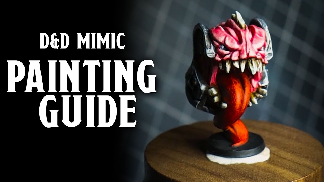 Painting a Mimic for Dungeons & Dragons - YouTube