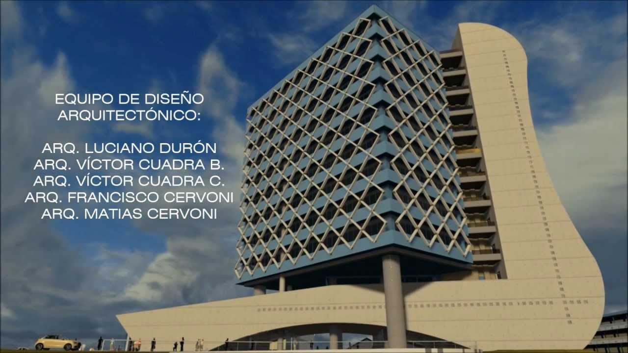 ANIMACION EDIFICIO DE RECTORIA ALMA MATER UNAH, ESTUDIO CERVONI Y ...