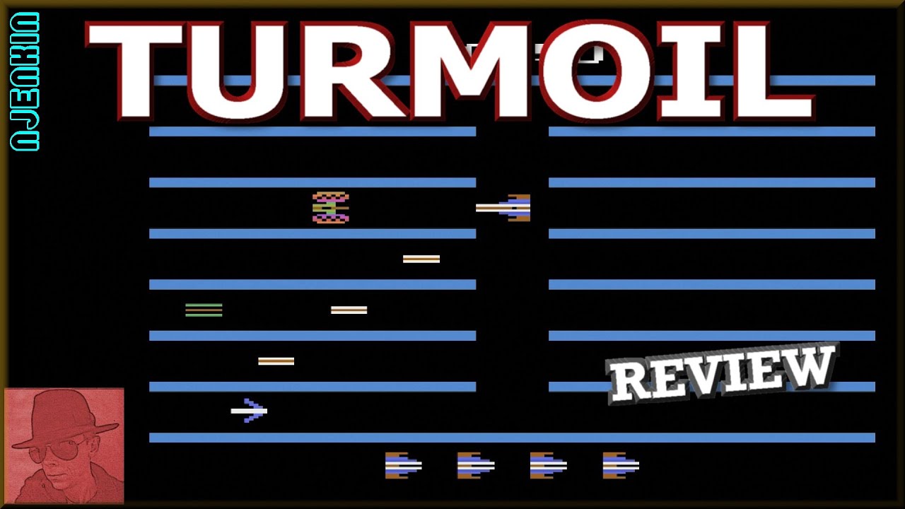 Turmoil - on the Atari 2600 - with Commentary !! - YouTube