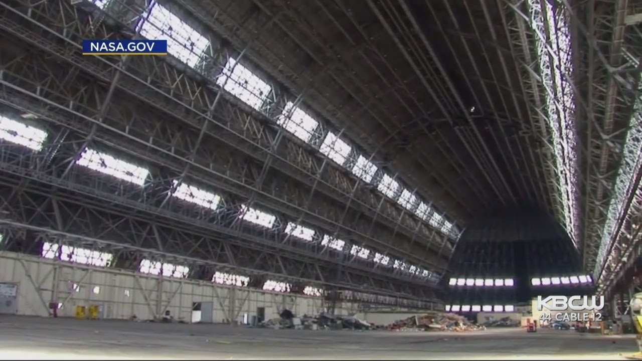 Report Outlines Google's Options For Hangar One At Moffett Field - YouTube
