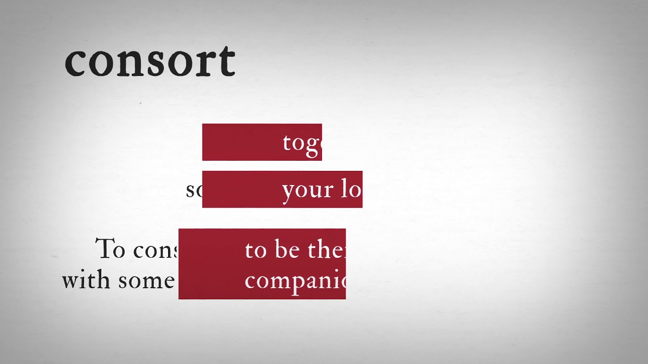 myShakespeare | Romeo and Juliet 3.1 Word Nerd: consort - YouTube