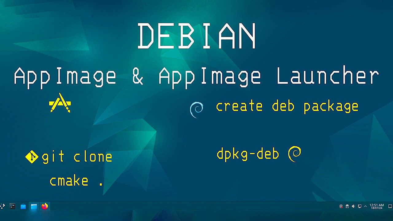 Debian App Image Launcher deb package, some Appimages for example ...