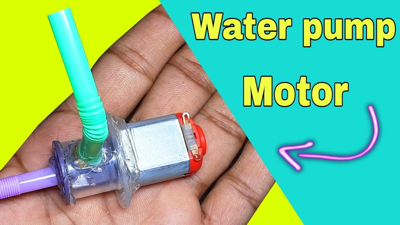 How to make mini water pump at home - YouTube