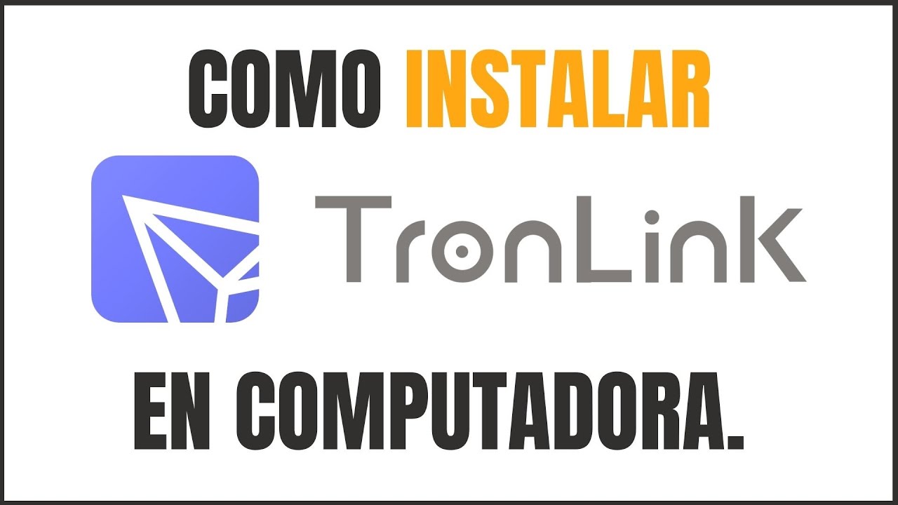 📲Como Instalar TronLink En PC Tutorial Completo 2020 - YouTube