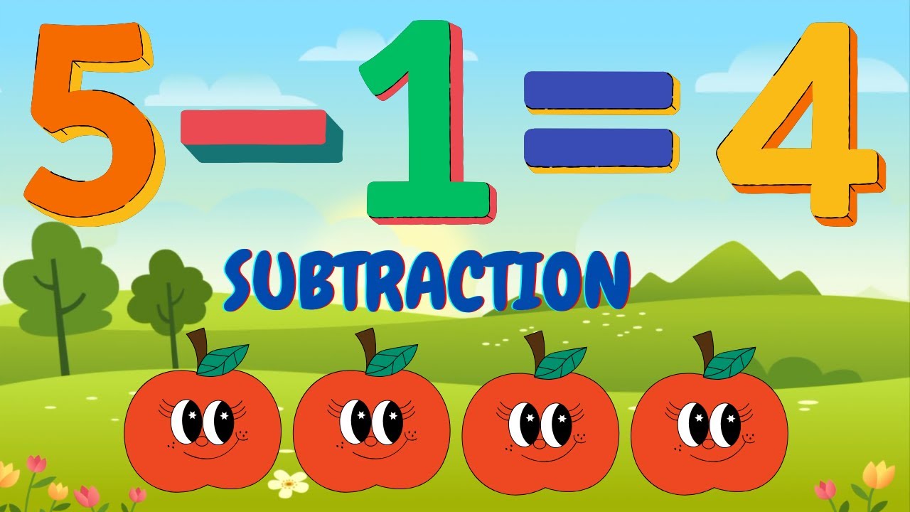 Learning Subtraction - Math for Kids - YouTube
