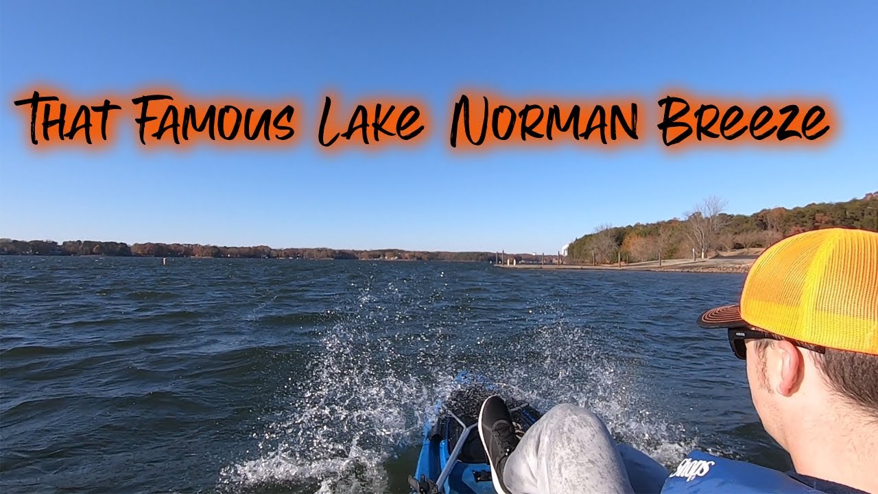 Lake Norman Kayak Bass Fishing, Battling The Wind In A Kayak - YouTube