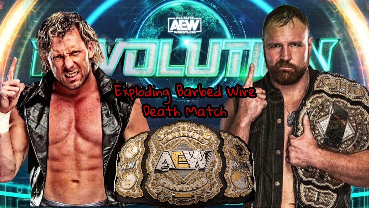 Kenny Omega vs Jon Moxley Exploding Barbed Wire Death Match Aew Championship - YouTube